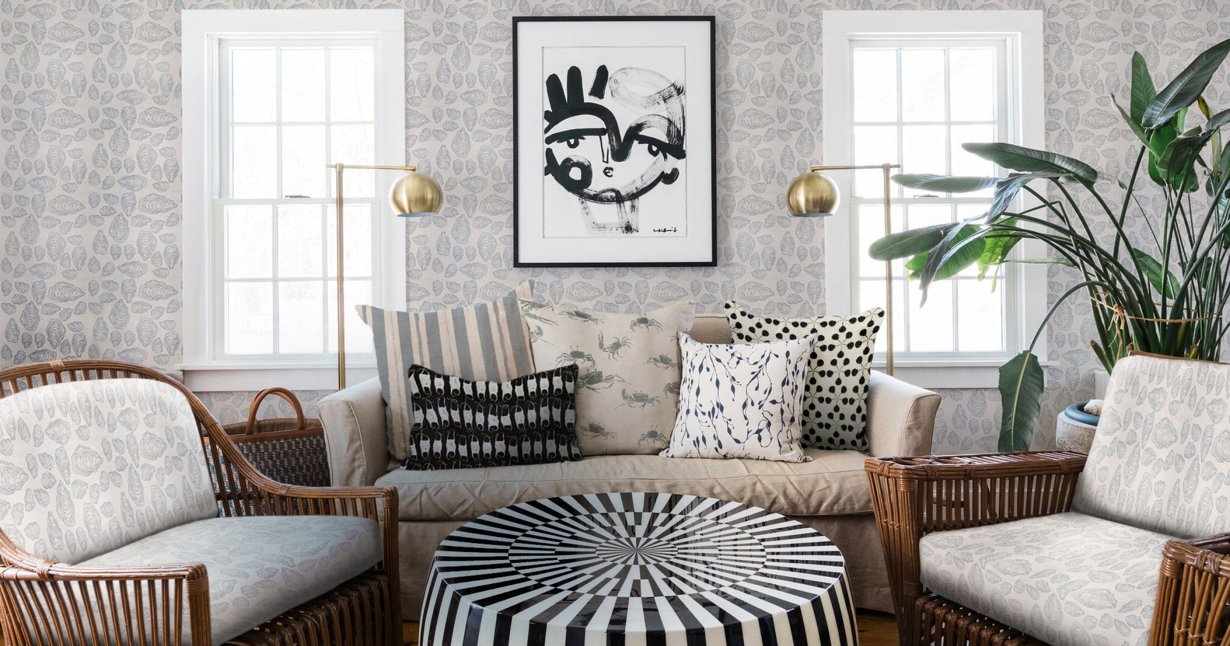 Let Your Walls Talk: Coastal Wallpaper That Tells a Story – Laughing ...